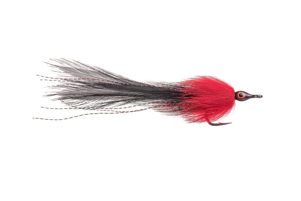 Tarpon Black Death - Red and black fly | Superflies.com